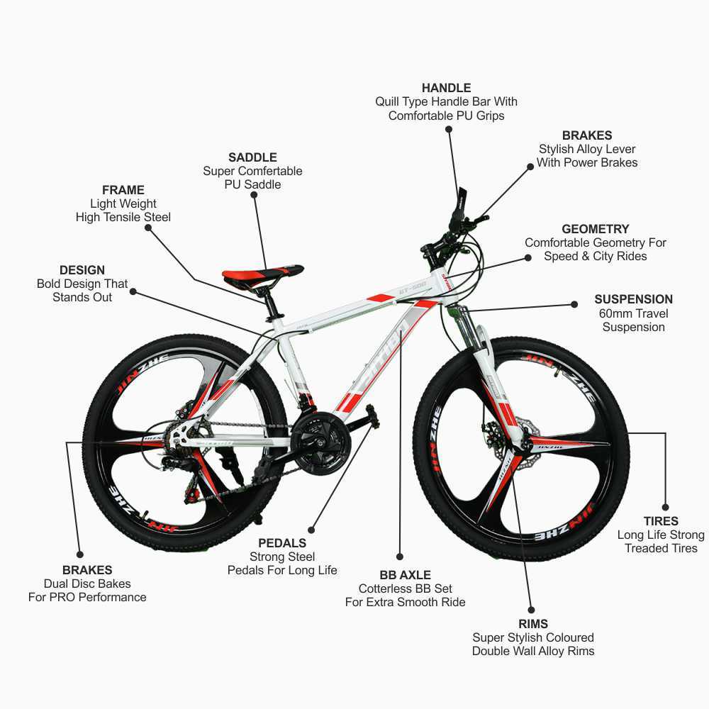 MTB Cycle with Gear, Steel Body, Shimano Gears- Enjoy the ride