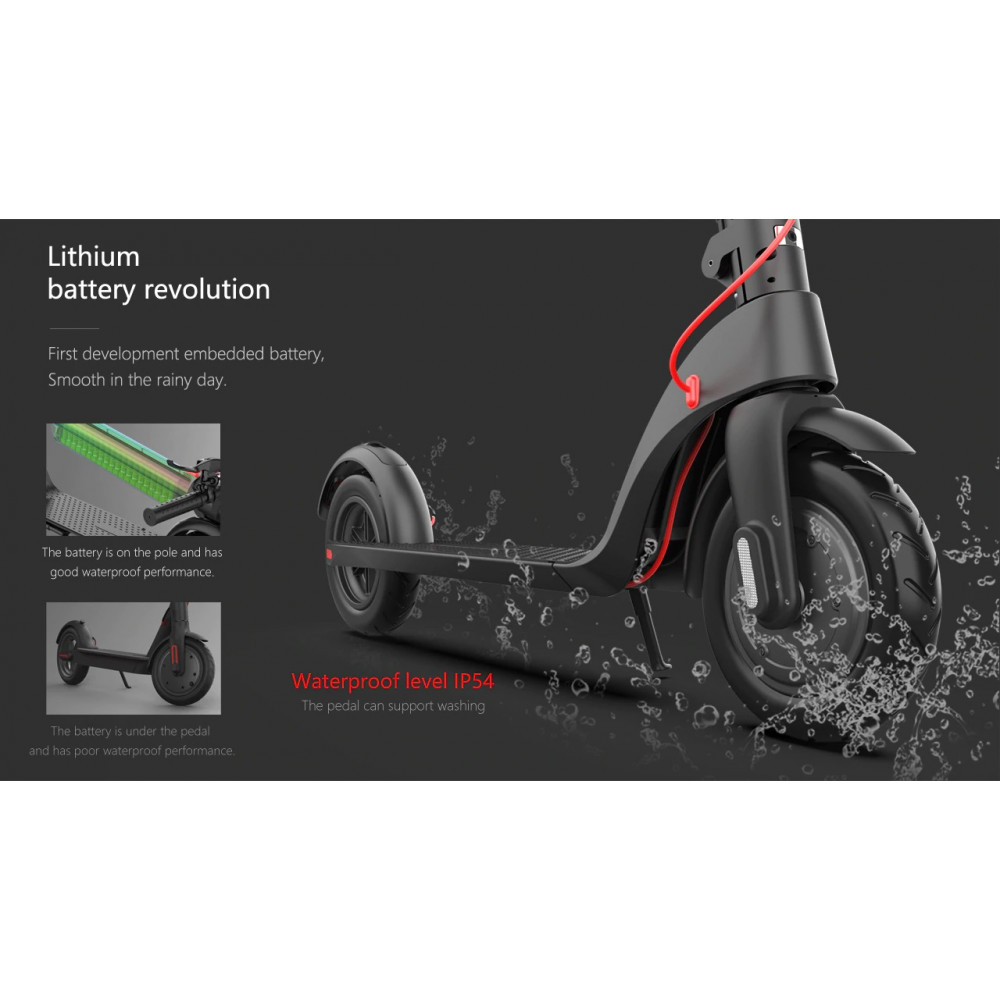 X8 adult folding electric scooter With aluminum alloy Body And battery ...