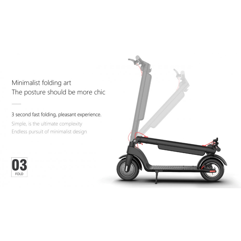 X8 adult folding electric scooter With aluminum alloy Body And battery ...
